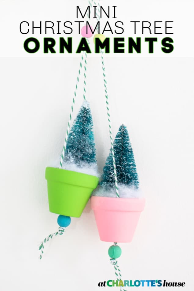 mini christmas tree ornaments - At Charlotte's House
