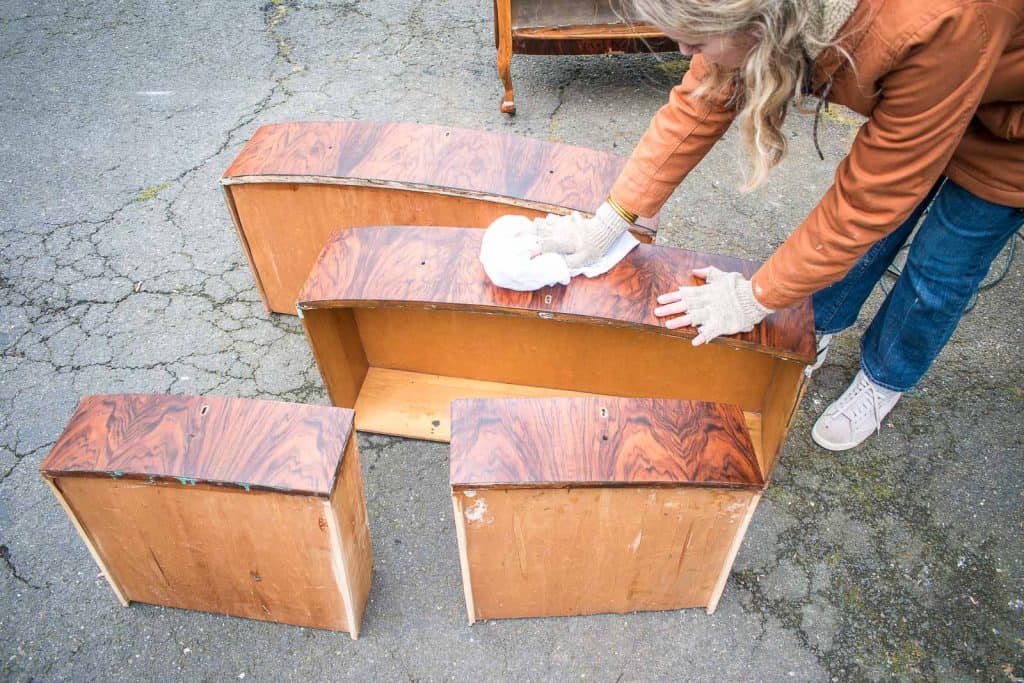 How to Strip Paint From Wood Furniture - At Charlotte's House