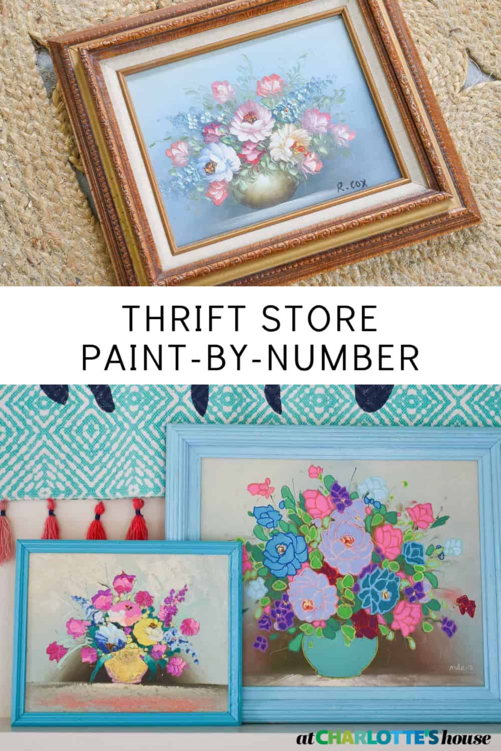 Updating Thrift Store Art - At Charlotte's House