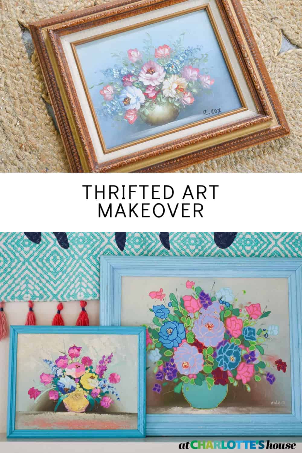 Updating Thrift Store Art - At Charlotte's House