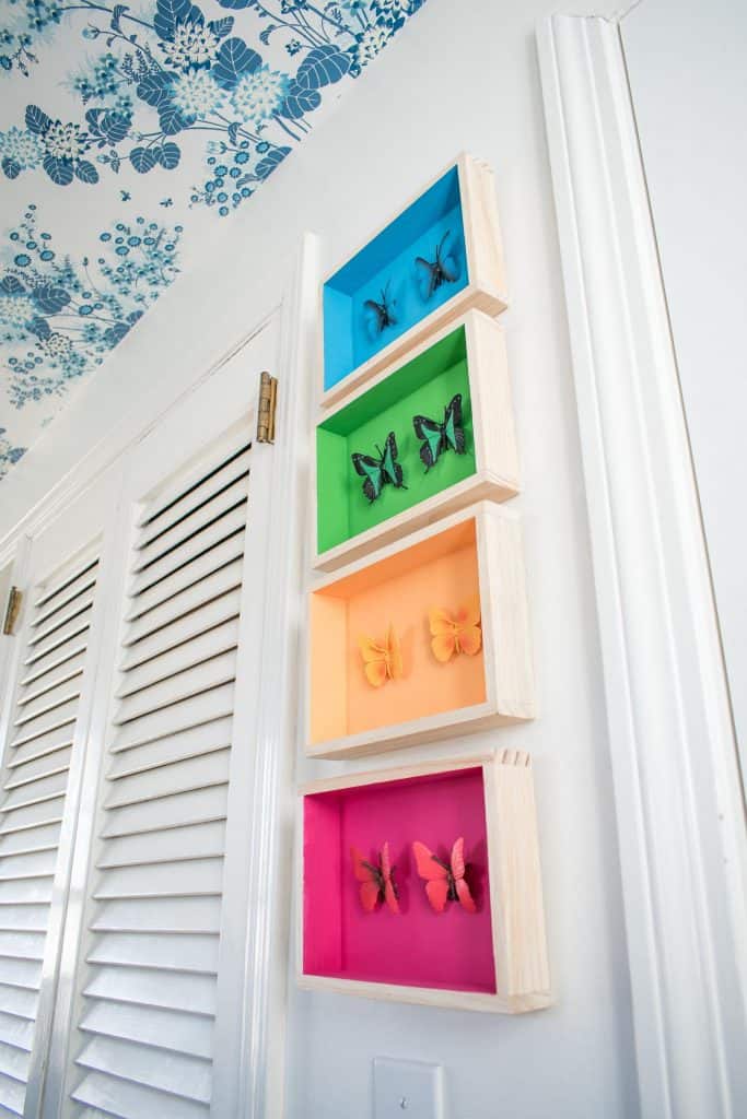 Easy Butterfly DIY Shadow Box - At Charlotte's House