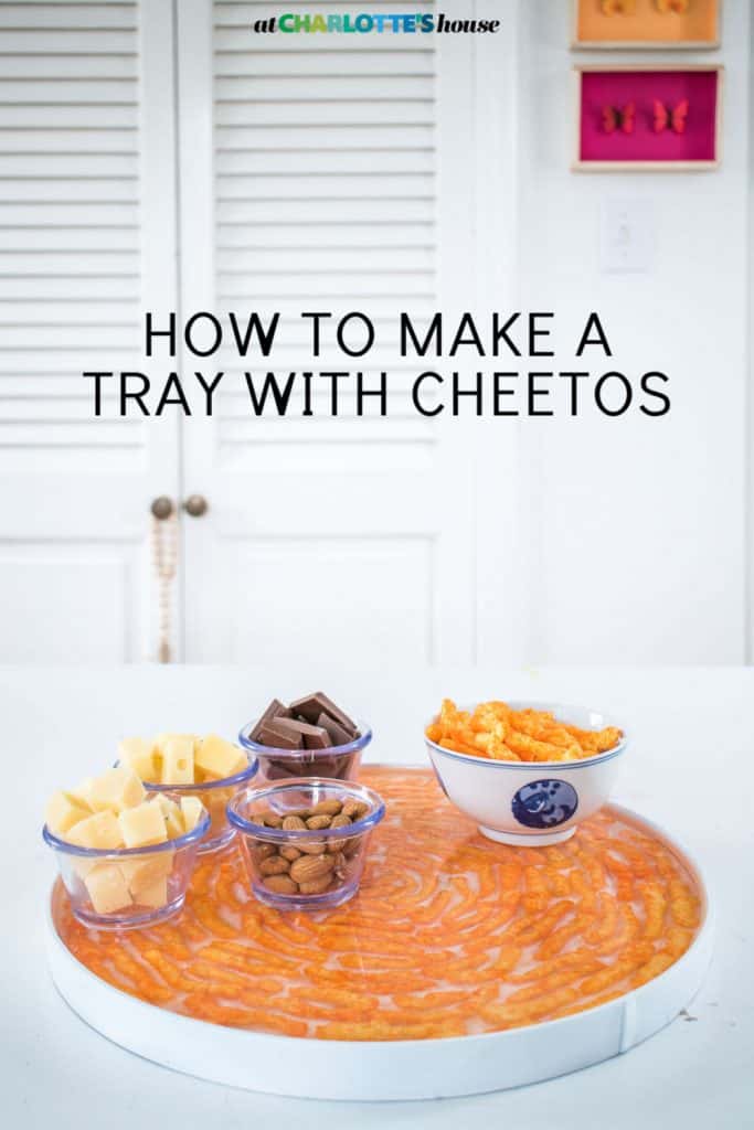 Cheetos and Epoxy Tray - At Charlotte's House