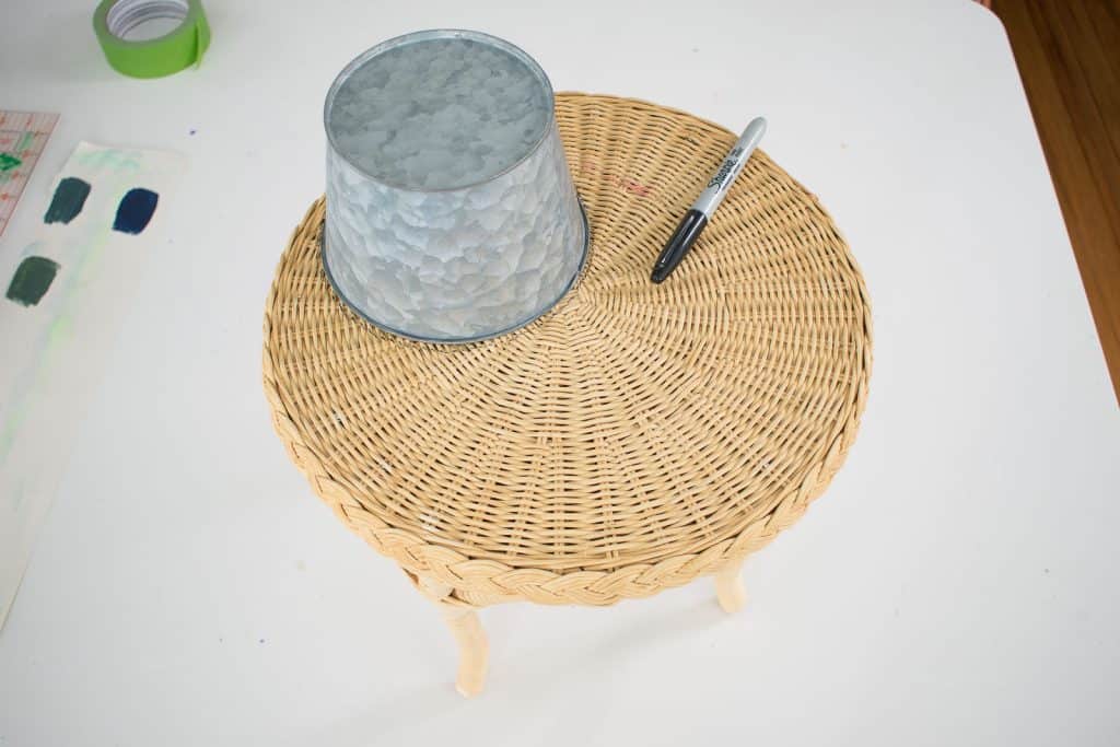 Painted Plant Stand - At Charlotte's House