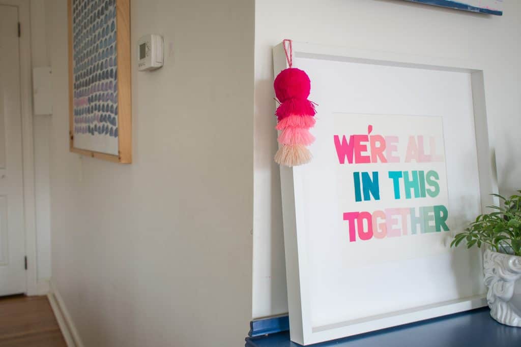 Scrap Fabric Wall Art - At Charlotte's House