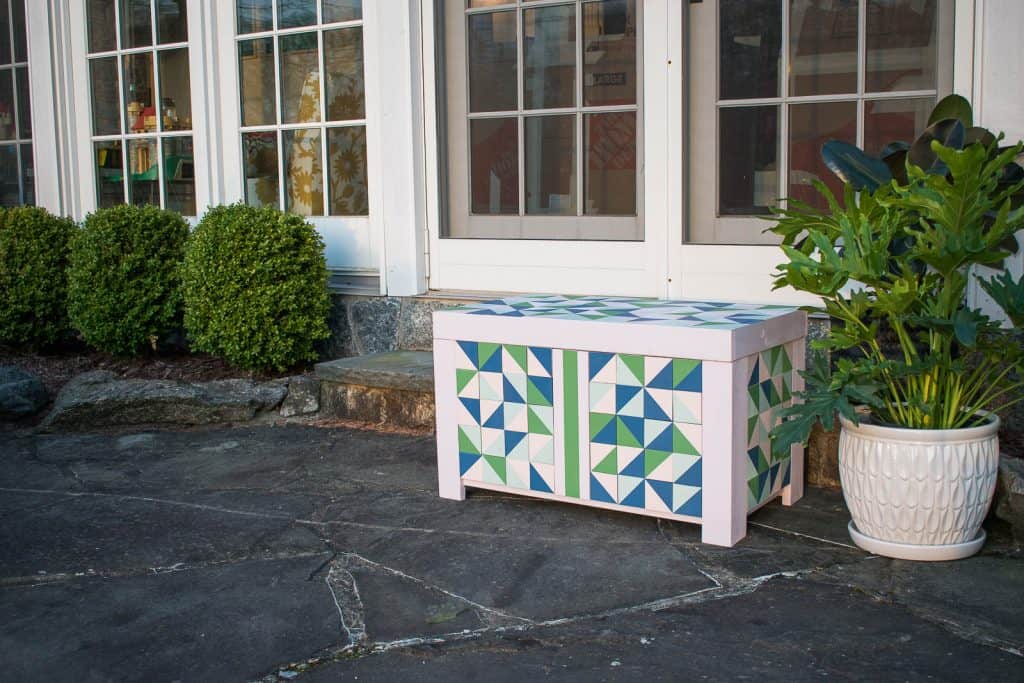 How to Build a Colorful Wooden Cooler Box - At Charlotte's House