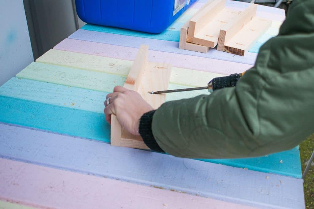 How to Build a Colorful Wooden Cooler Box - At Charlotte's House