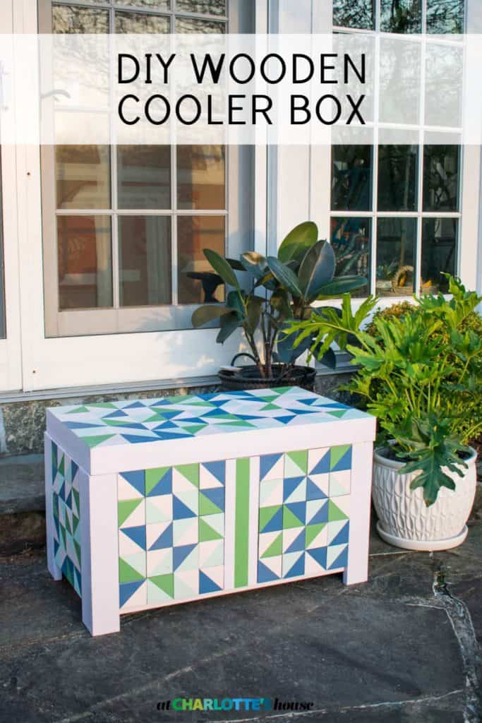 DIY WOODEN COOLER BOX - At Charlotte's House