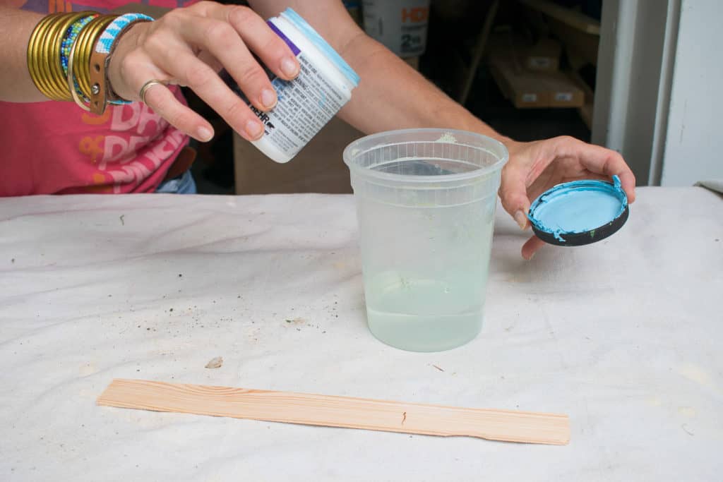 How to Make a Dyed Cement Planter - At Charlotte's House