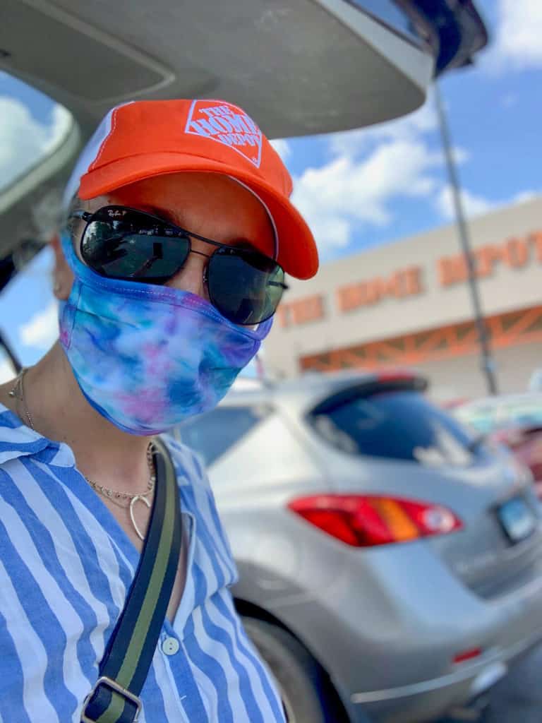 Quick and Easy Tie Dye Face Mask - At Charlotte's House