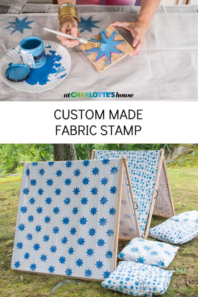 CUSTOM MADE FABRIC STAMP - At Charlotte's House