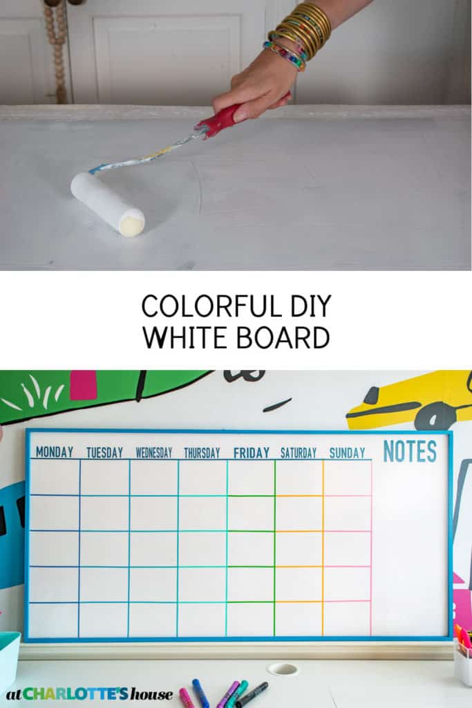 COLORFUL DIY WHITE BOARD 1 - At Charlotte's House