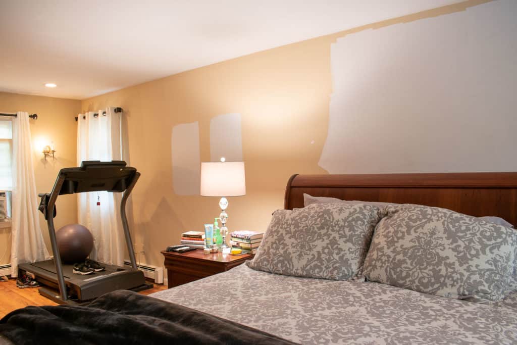 Repainted Relaxing Main Bedroom - At Charlotte's House