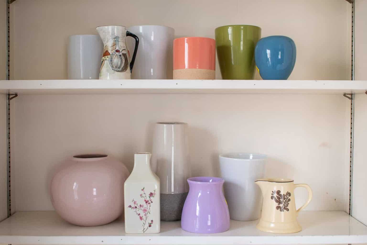 How to Make Spray Painted Rainbow Pottery - At Charlotte's House