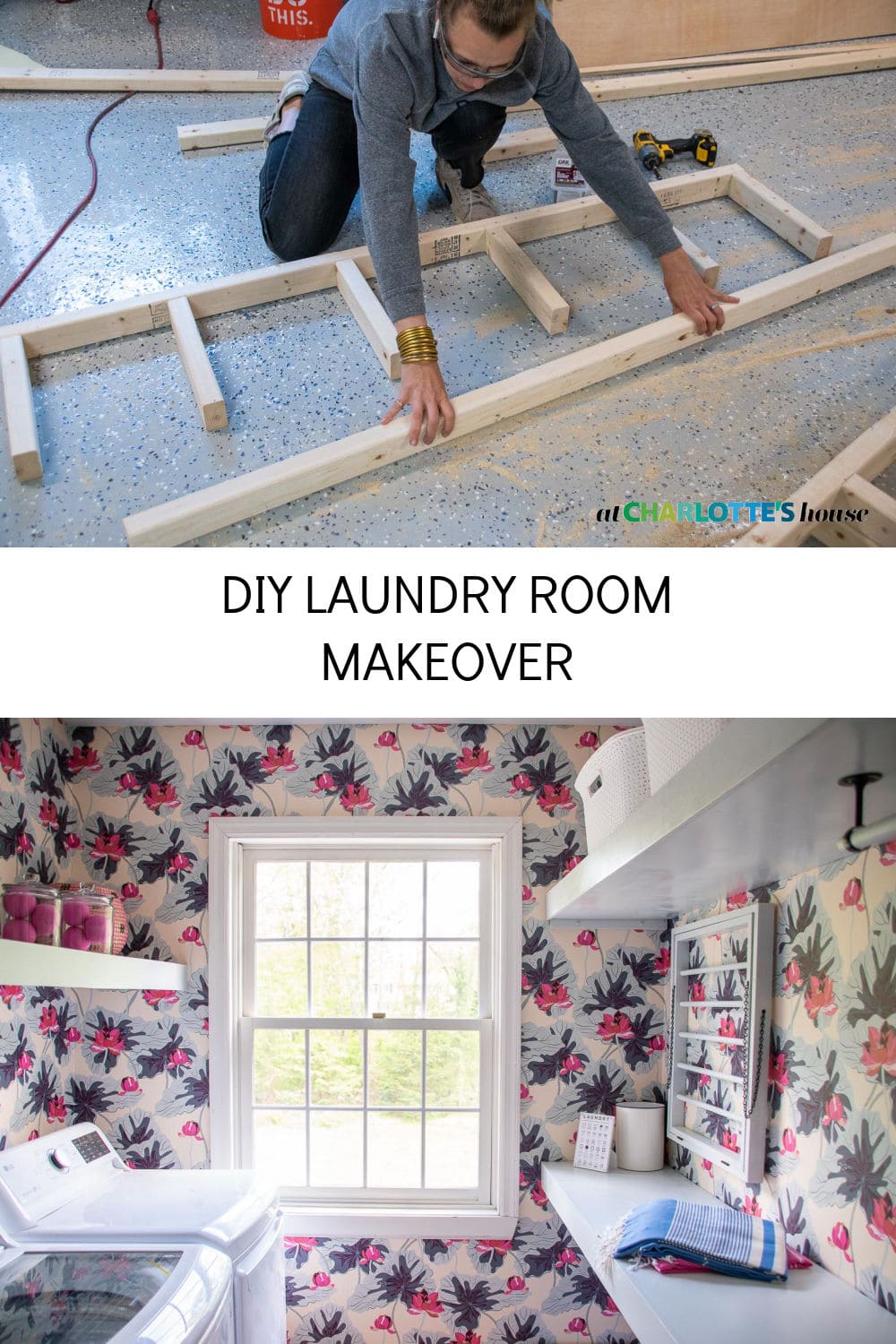 Laundry Room Makeover - At Charlotte's House