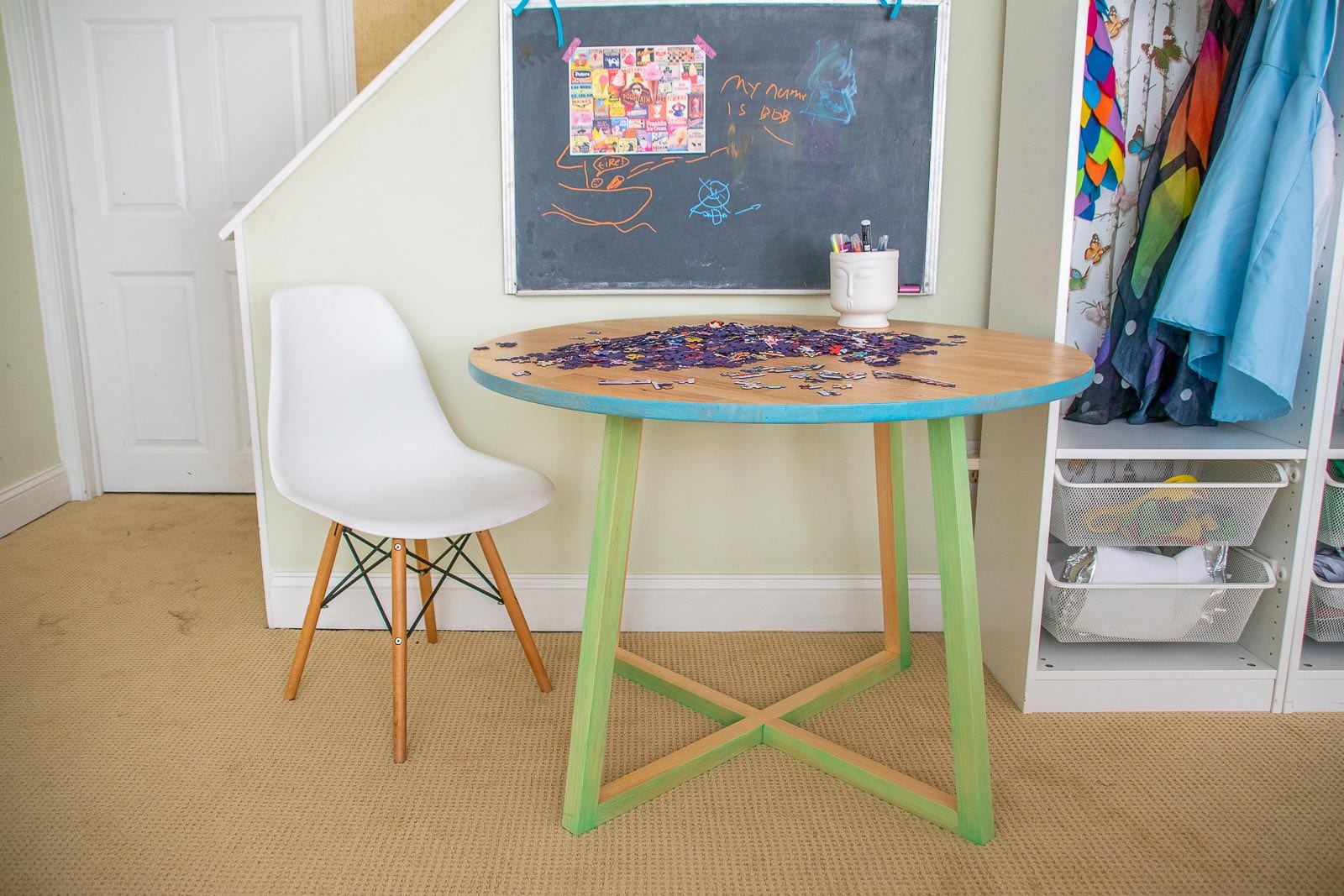 DIY Dining Table Makeover - At Charlotte's House