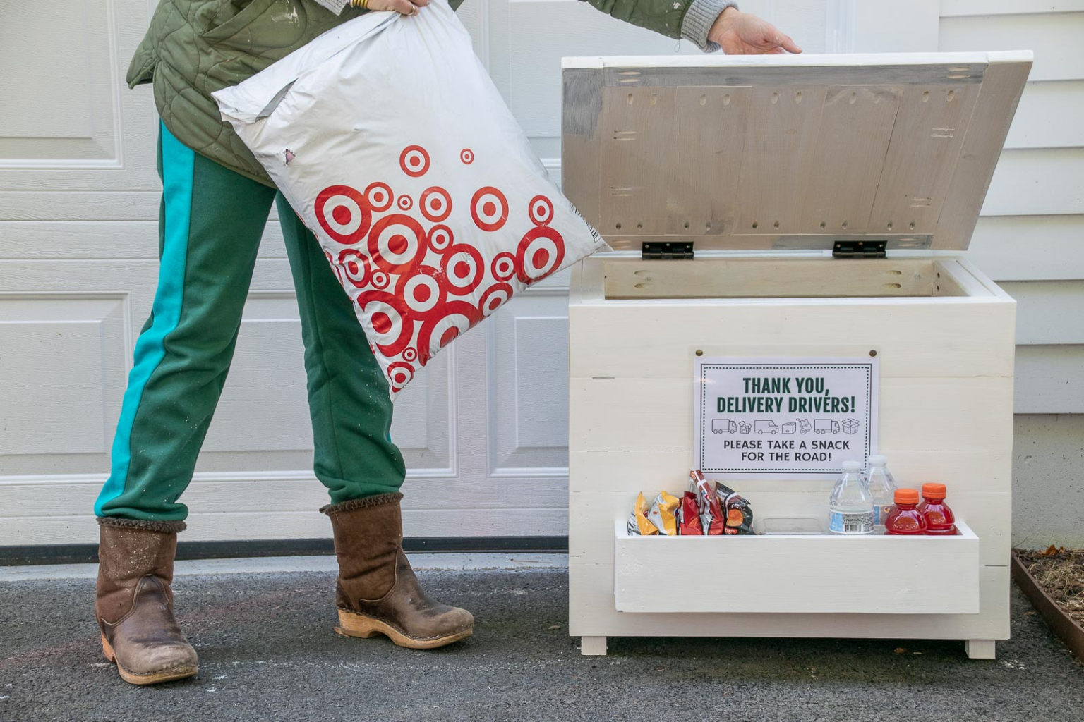 How to Build a Box for Deliveries and Packages - At Charlotte's House
