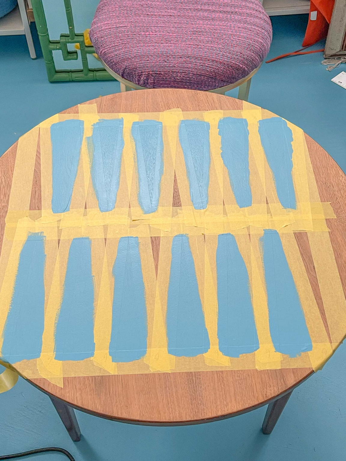 How to Paint a Backgammon Table - At Charlotte's House