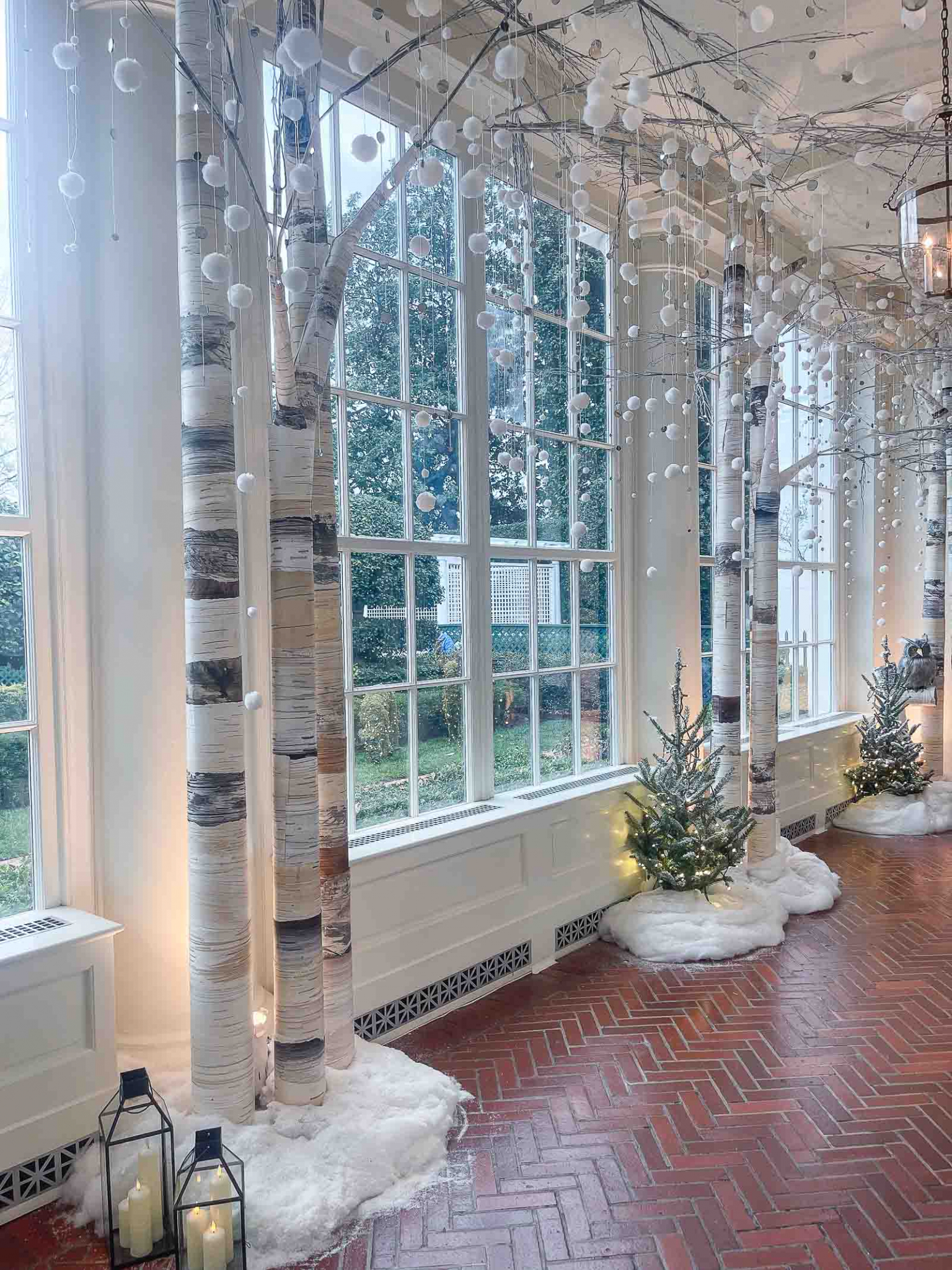 How to Make the Holiday White House Birch Trees in Your Own Home - At ...