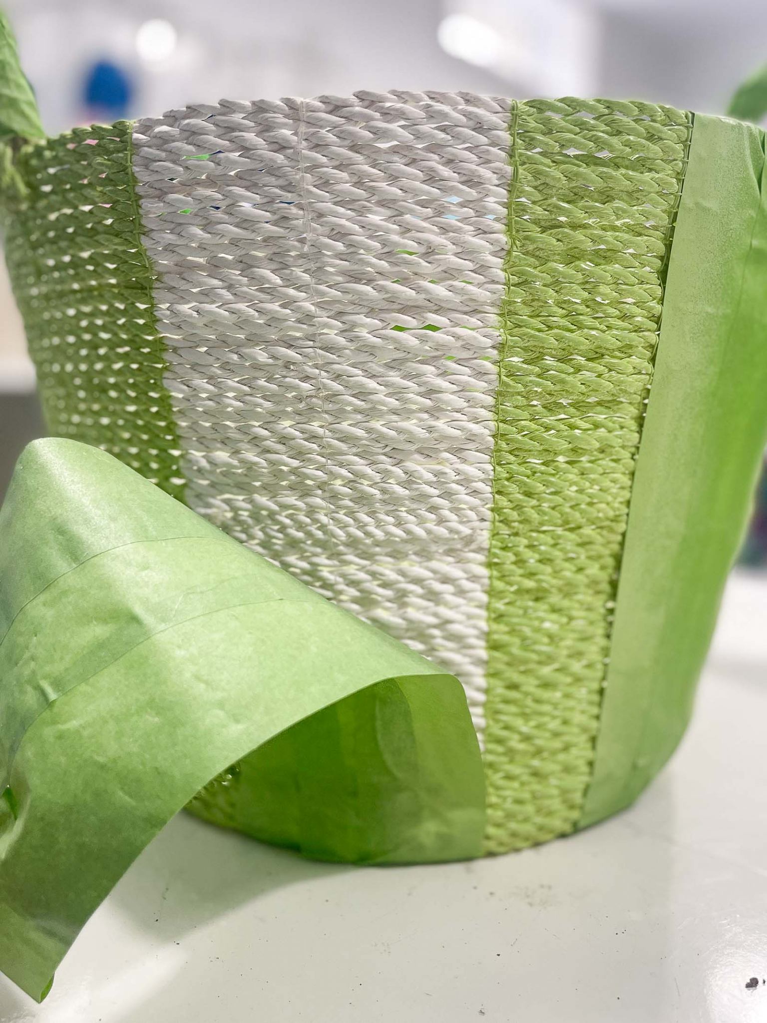 How to Paint Colorful Baskets - At Charlotte's House