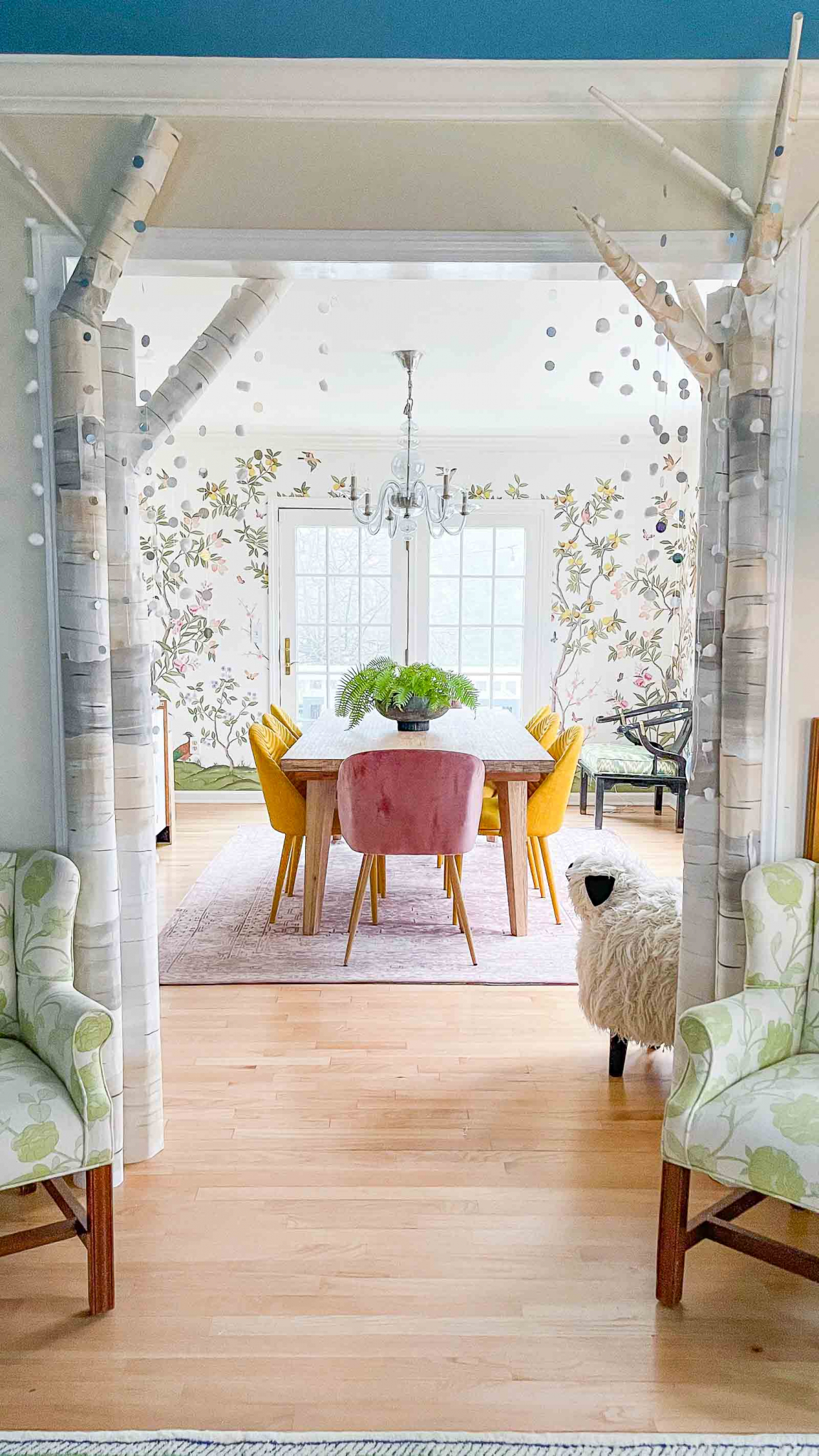 How to Make the Holiday White House Birch Trees in Your Own Home - At ...