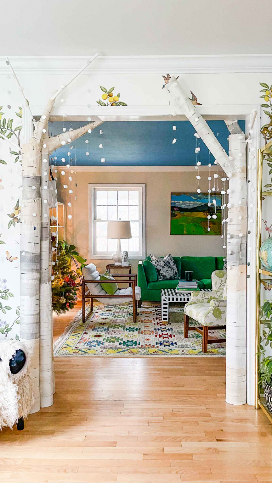 How to Make the Holiday White House Birch Trees in Your Own Home - At ...