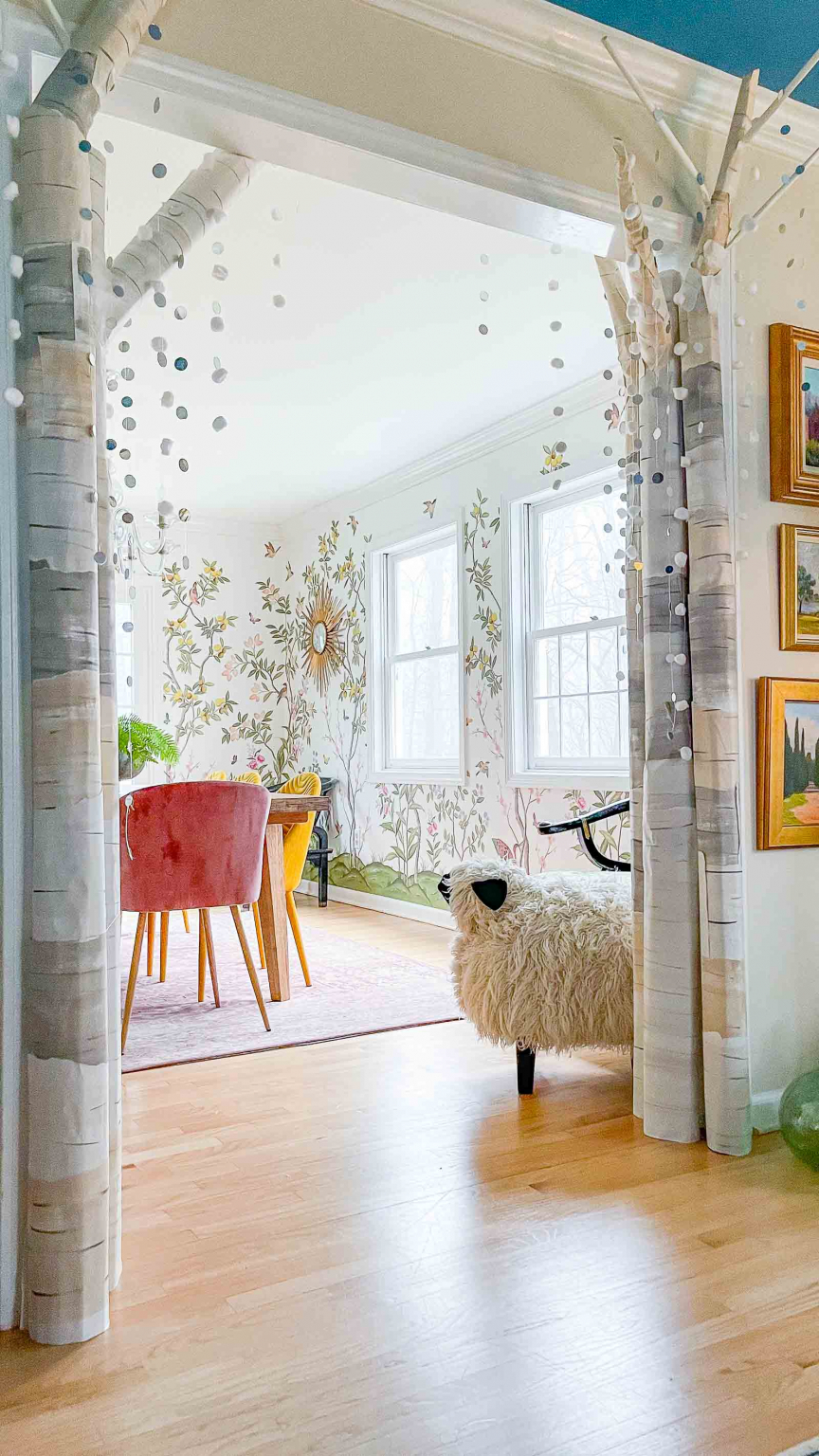 How to Make the Holiday White House Birch Trees in Your Own Home - At ...