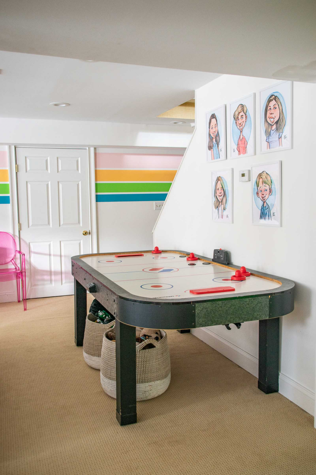 Basement Playroom Turned Game Room - At Charlotte's House