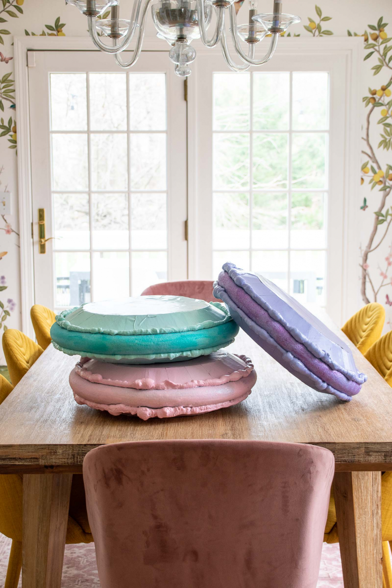 Making Giant Cardboard Food - At Charlotte's House