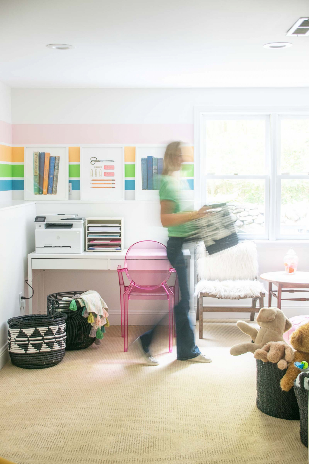 Basement Playroom Turned Game Room - At Charlotte's House