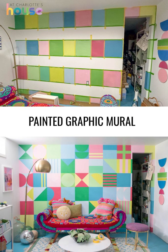 PAINTED GRAPHIC MURAL - At Charlotte's House