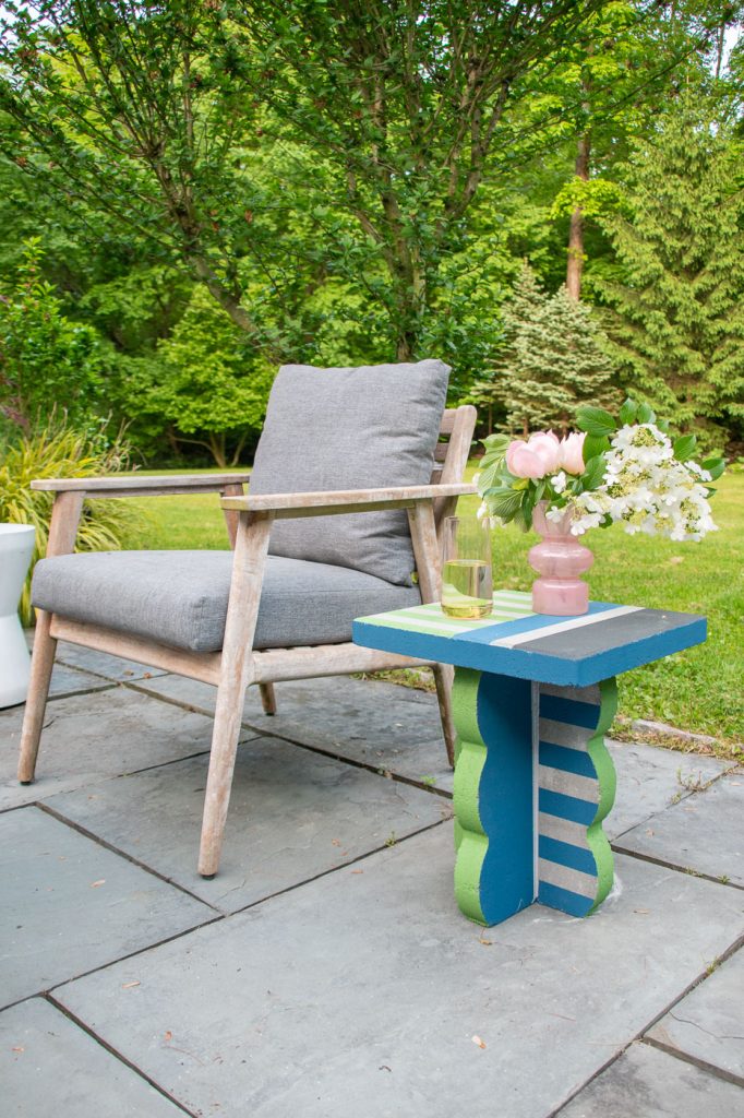 Painted Paver Stone Side Table Blog-1 - At Charlotte's House