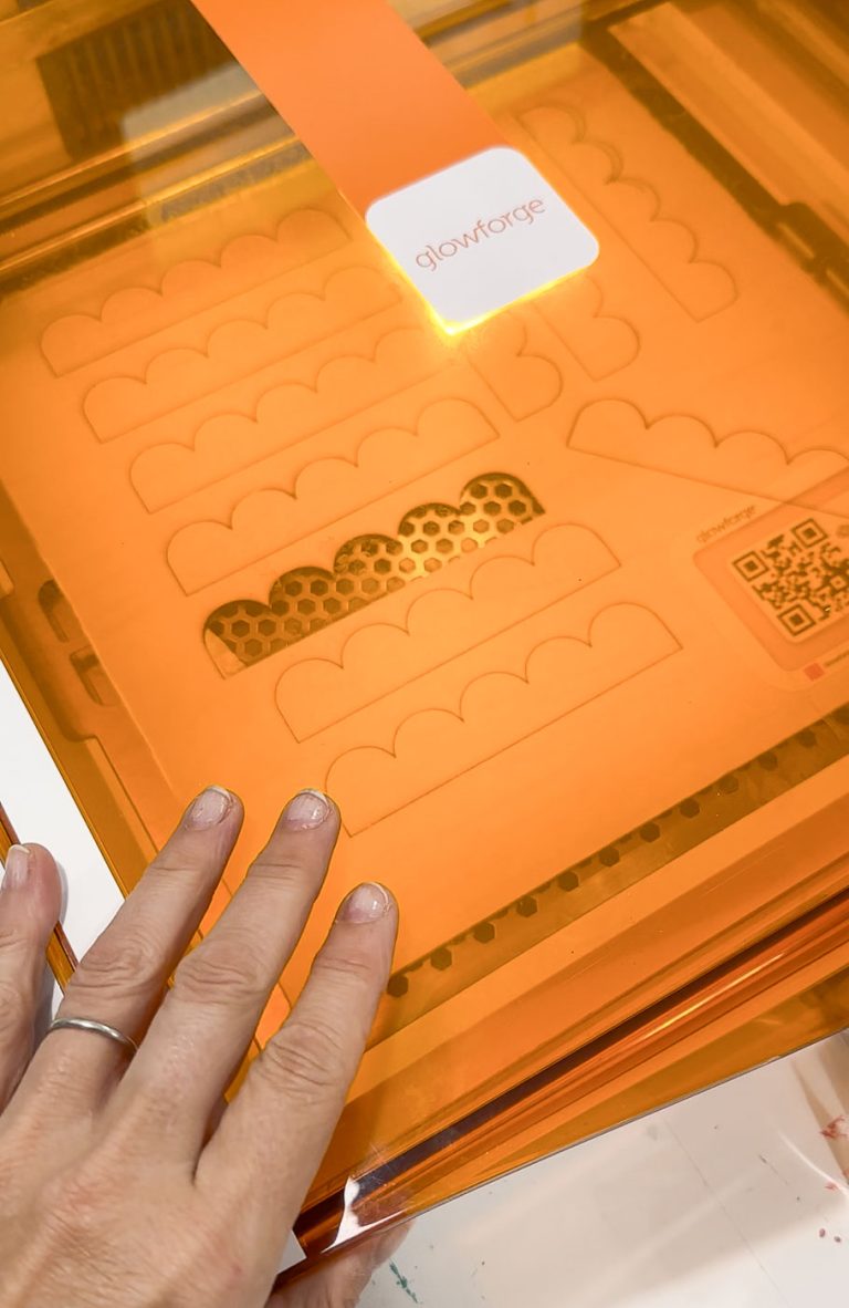 DIY Menu Board Tutorial: How to Use a Glowforge Aura and a Cricut to Make a Cute Scalloped Meal ...