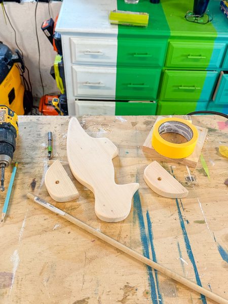 Wooden Bird Knocker - At Charlotte's House